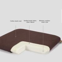 China Polyester/Cotton Memory Foam Seat Cushion for Office Chair Car Eco-friendly Washable for sale