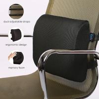 China Zero Pressure Lumbar Support Back Cushion for Car Seat Knitted and Tested Reach ROSH for sale