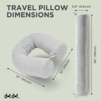 China Neck Chin Lumbar and Leg Support Memory Foam Travel Pillow Magnetic Filling Material for sale