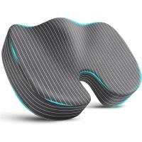 China Function Removable Cover Striped Office Chair Cushion for Coccyx Tailbone Pain Relief for sale