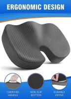 China Function Removable Cover Striped Office Chair Cushion for Coccyx Tailbone Pain Relief for sale