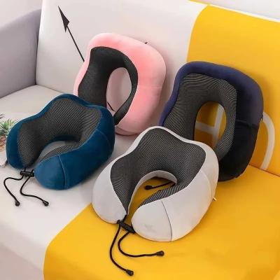 China Memory Foam U-shaped Neck Pillow for Neck Pain Relief on Plane Car and Cervical Spine for sale