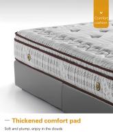 China Home Furniture Nine-zone Independent Spring Mattress with Upgraded Anti-Mite Fabric for sale
