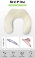 China Memory Foam U-shaped Neck Pillow for Neck Pain Relief on Plane Car and Cervical Spine for sale