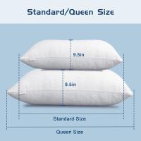 China Adjustable Queen Size Pillow with Magnetic Memory Foam Filling Side Stomach Sleepers for sale
