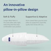 China Memory Foam Filling Pillow for Sleeping King Size Adjustable Loft White Customizable for sale