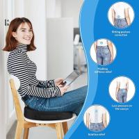 China Anti Slip Soft Relief Memory Foam Coccygeal Pain Chair Cushion for Driving and Office for sale