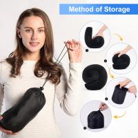 China Soft Slow Rebound Memory Foam Neck Pillow for Cervical Health and Comfortable Travel for sale