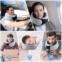 China SAIEN Promotion Gifts Support Memory Foam U Shape Neck Pillow for Comfortable Travel for sale