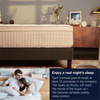 China Customized Color Gel Memory Foam Mattress with Natural Latex and Independent Spring for sale