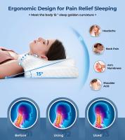 China Cervical Pillow for Neck and Shoulder Support Adjustable Memory Foam Sweet Sleeping Odorless Ergonomic Contour Neck for sale