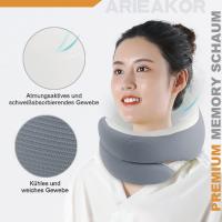 China Neck Airplane Pillow with Memory Foam Filling Hypoallergenic and Comfortable for sale