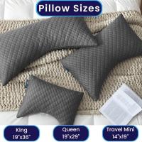 China Therapy Memory Foam Pillow for Neck and Shoulder Pain Adjustable for Side and Back Sleepers for sale