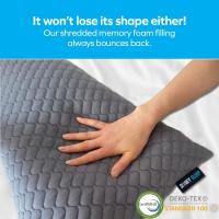 China Therapy Memory Foam Pillow for Neck and Shoulder Pain Adjustable for Side and Back Sleepers for sale