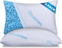 China Adjustable Memory Foam Pillows for Side Sleepers Queen Size Set of 2 80 Fabric Count for sale