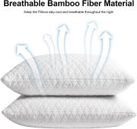 China Queen Size Set of 2 Pack Adjustable Memory Foam Pillows for Sleeping Good for Side and Back Sleeper for sale