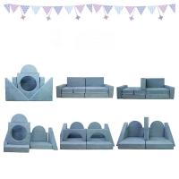 China Living Room Kids Magnetic Play Couch DIY Sofa Couch Children's Crawling Mattress for sale