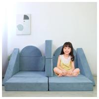 China Living Room Kids Magnetic Play Couch DIY Sofa Couch Children's Crawling Mattress for sale