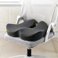China Comfortable Memory Foam Seat Cushion for Pelvis and Tailbone Support in Office Chair for sale