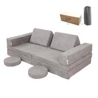 China Modern Playroom Kids Foam Home Decoration Baby Kids Sofa Bed for Kids' Play Furniture for sale