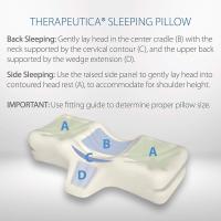 China Customized Color Cervical Orthopedic Foam Pillow for Neck Shoulder Back Pain Relief for sale
