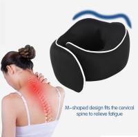 China Customized U-Shape Neck Travel Pillow with Memory Foam and Cotton Material Logo Printed for sale