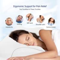 China 100% Bamboo Fiber Orthopedic Pillow for Neck Pain Relief and Improved Sleep for sale