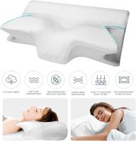China 100% Bamboo Fiber Orthopedic Pillow for Neck Pain Relief and Improved Sleep for sale