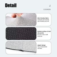 China U-Shape Knitted Memory Foam Seat Cushion for Hip Pressure Relief and No-Slip Bottom for sale