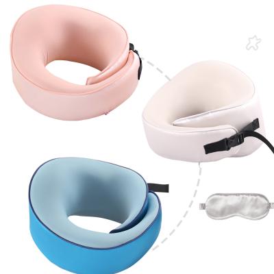 China Custom Memory Foam U-Shape Travel Pillow for Neck and Cervical Support on Flights for sale