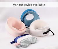 China Custom Memory Foam U-Shape Travel Pillow for Neck and Cervical Support on Flights for sale
