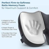 China Memory Foam Chair Pad for Comfortable Health Sitting in Office Chair Lifting Cushion for sale