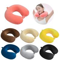 China U Shape Neck Pillow Support Rest Cervical Memory Foam Travel Pillow for Airplane/Car for sale