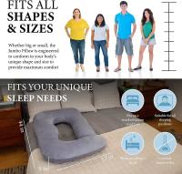 China Marine Pattern Pregnancy Pillows U-Shape Full Body Pillow for Maternity Sleeping 1.5-2 Kg for sale