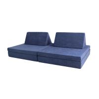 China Modern Furniture Safety Beads Double Seater Sofa Set with Lid Custom Logo Accepted for sale