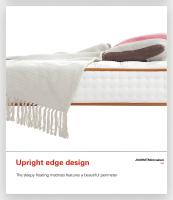 China Double Sleeping Feeling Knitted Home Furniture with JOURM Latex Mattress Fabric 10pcs for sale