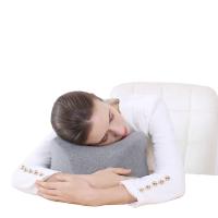 China Office Nap Airplane Camping Knitted U-Shaped Memory Cotton Head and Neck Support Pillow for sale