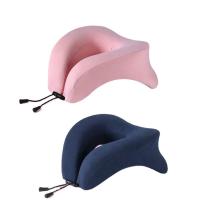 China Office Nap Airplane Camping Knitted U-Shaped Memory Cotton Head and Neck Support Pillow for sale