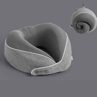 China Portable Memory Foam U Shape Pillow Adjustable for Travel and Relieving Neck Pressure for sale