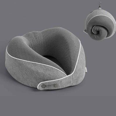 China Portable Memory Foam U Shape Pillow Adjustable for Travel and Relieving Neck Pressure for sale