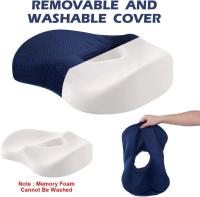 China Sustainable Knitted Memory Foam Seat Cushion The Perfect Fit for Office or Wheelchair for sale