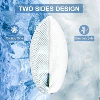 China Adjustable Loft Cooling Bed Pillow for Side Stomach Sleepers Washable Removable Cover for sale