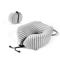 China Adjustable Memory Foam U-Shaped Comfortable Office Pillow for Car and Airplane Travel for sale