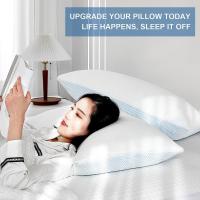 China Adjustable Loft Cooling Bed Pillow for Side Stomach Sleepers Washable Removable Cover for sale