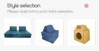 China Living Room Sofa Jourm Modern Square Sofa with Soft Bed Function in Customisable Colours for sale