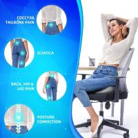 China Memory Foam Filling Ergonomic Hip Cushion for Comfortable Car and Office Seating for sale