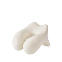 China 60 Fabric Count Portable Comfortable Cervical Memory Foam Travel Neck Pillow for Airplane for sale