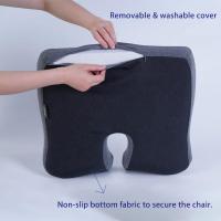 China Upgrade Your Seating Comfort Pain Relief Memory Foam Coccyx Cushion for Car or Chair for sale