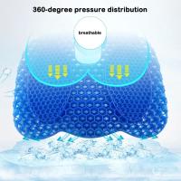 China Orthopedic Gel Cushion 1.2KG Upgrade Your Office Chair or Car Seat for Better Support for sale