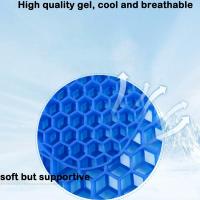 China Orthopedic Gel Cushion 1.2KG Upgrade Your Office Chair or Car Seat for Better Support for sale
